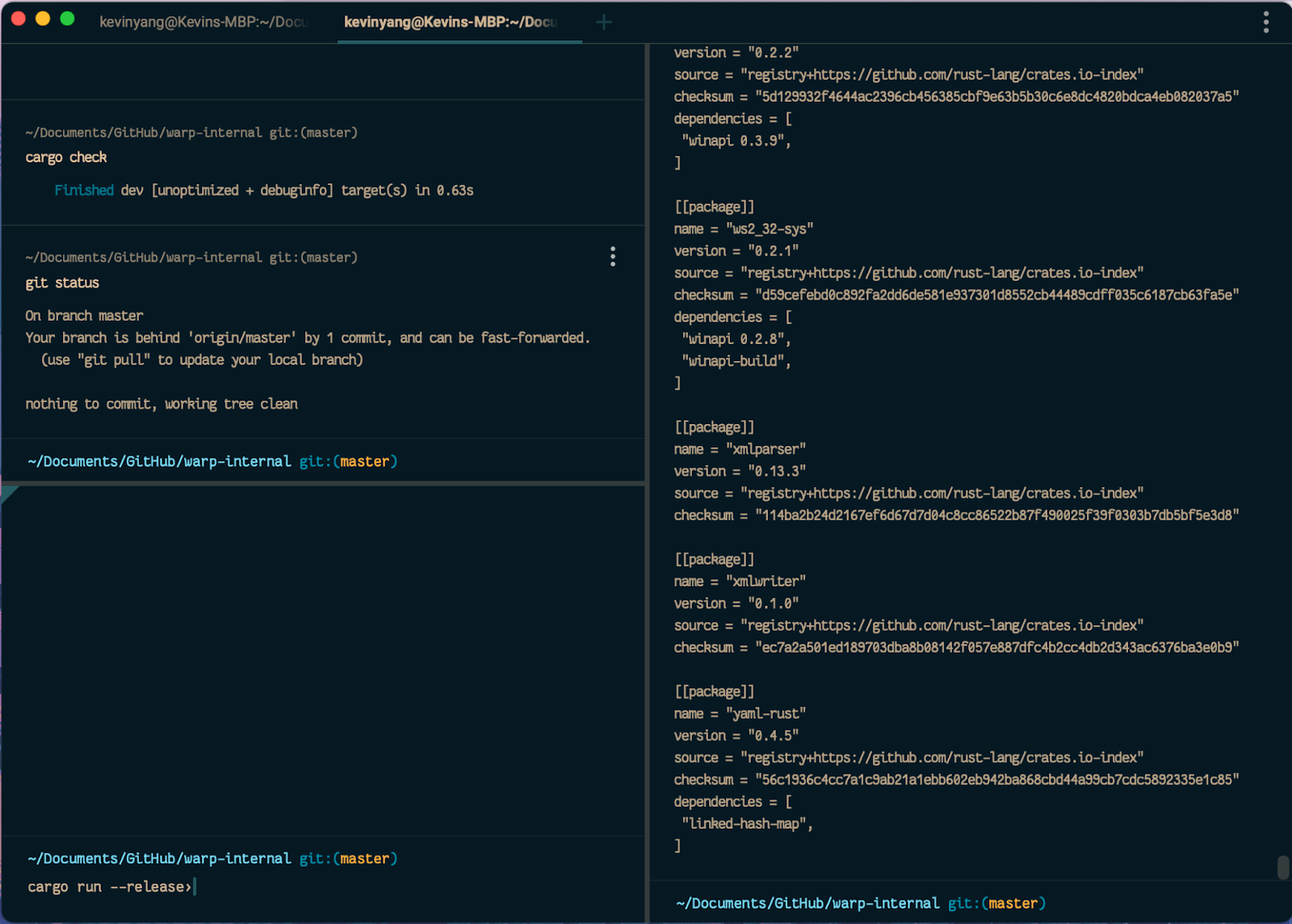 Using tree data structures to implement terminal split panes - more fun than it sounds | Warp
